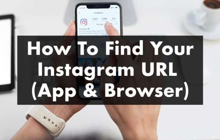 How To Find Your Instagram Profile URL (App & Browser)