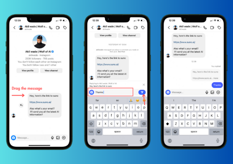 How To Reply To A Message On Instagram (2 Steps)