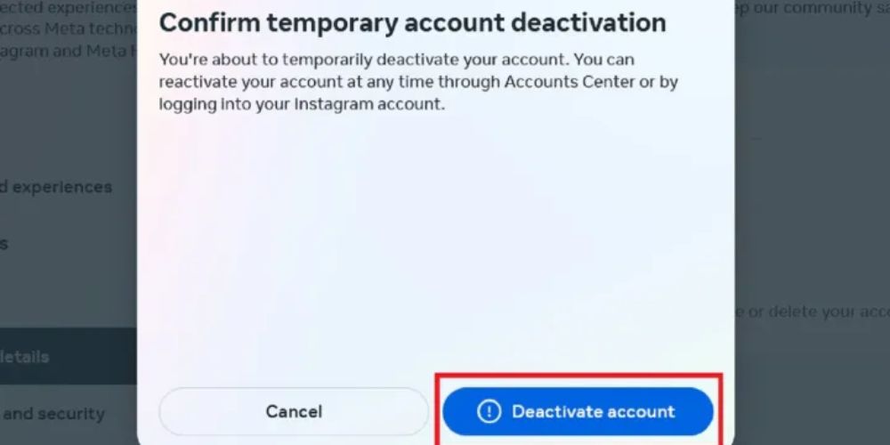 What Does 'Deactivated Account' Mean on Instagram?