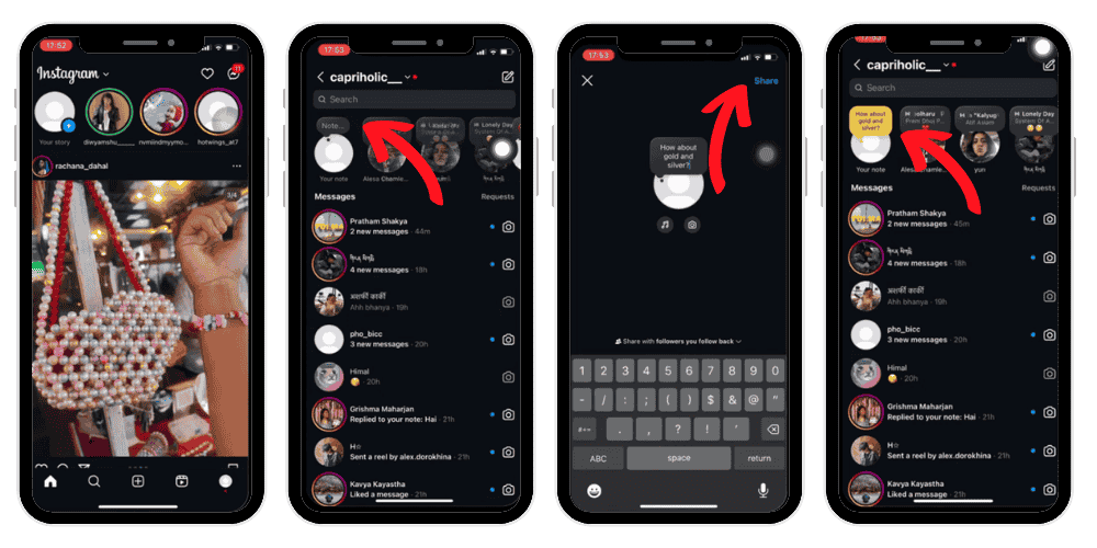What Does Gold Notes Mean on Instagram?